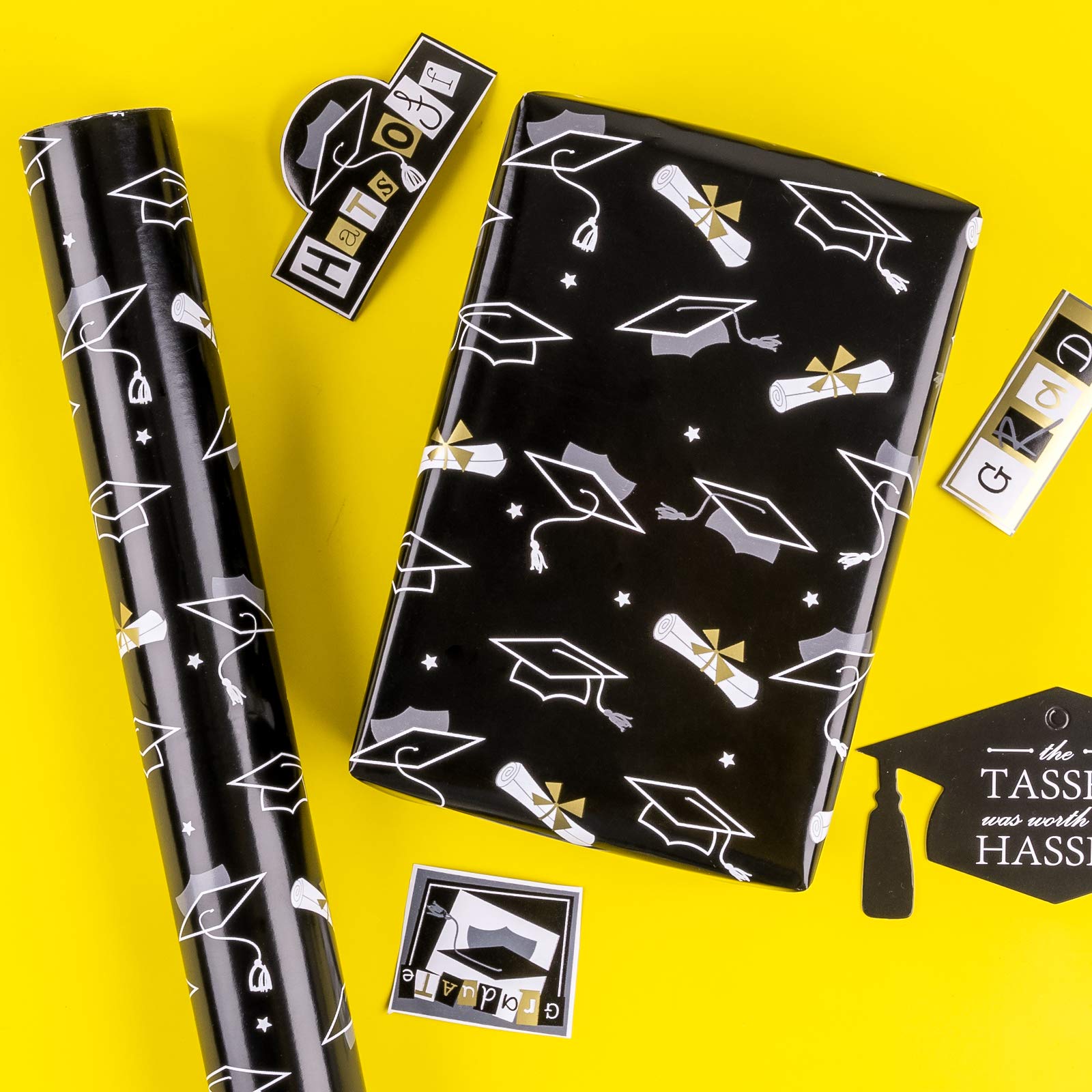 Snapklik.com : WRAPAHOLIC Graduation Wrapping Paper - Mini Roll - 4 ...