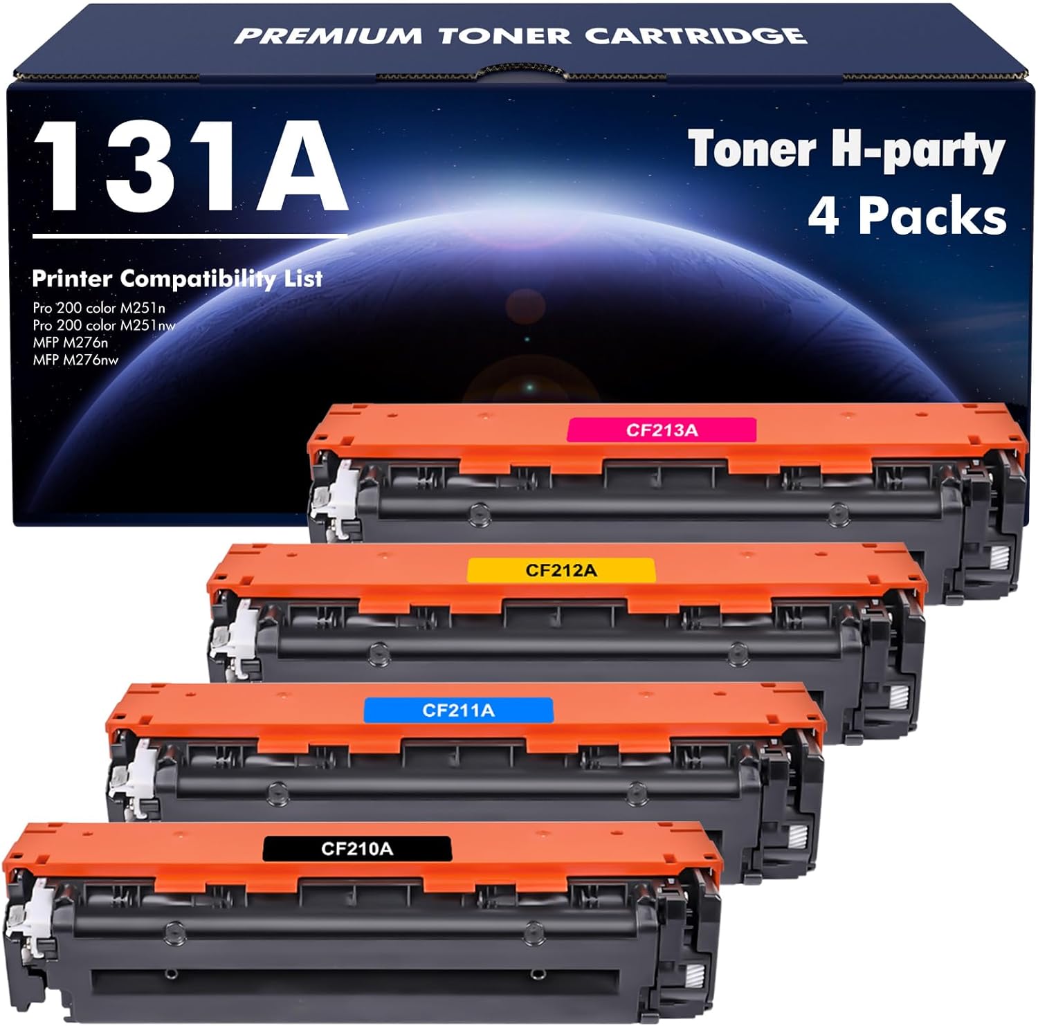 Amazon.com: 131A Toner Cartridges 4 Pack Compatible Replacement for HP ...