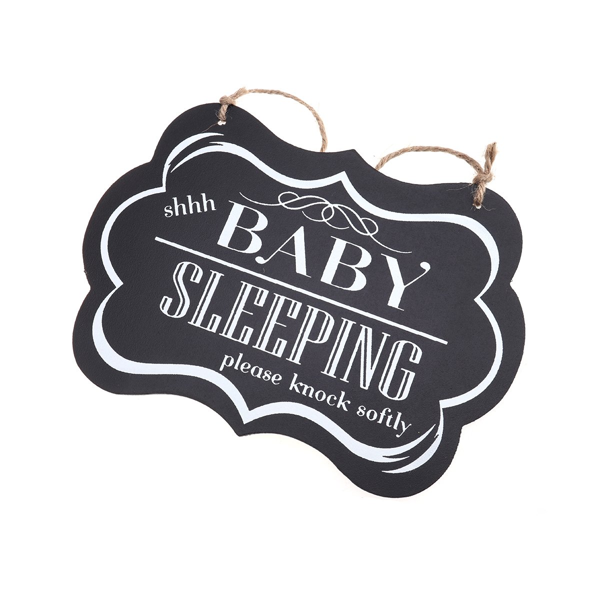 Snapklik.com : Baby Sleeping Sign For Door "shhh BABY SLEEPING Please ...