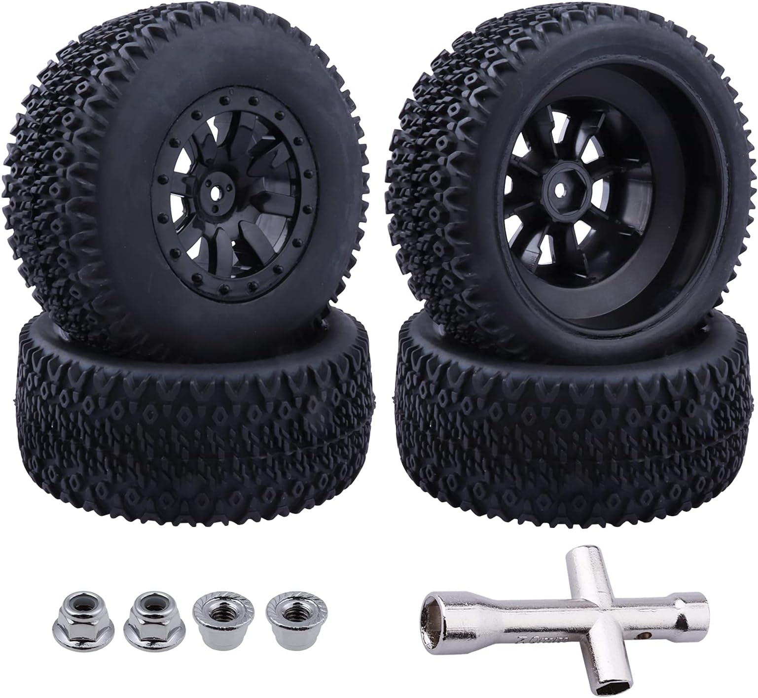 Amazon.com: Traxxas 1/10 Ford Raptor/Slash 2WD BF GOODRICH TIRES 12mm ...