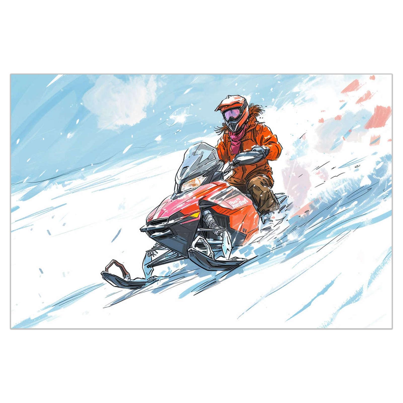 Snowmobile Art