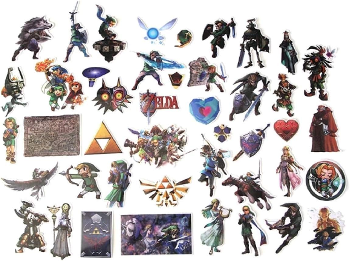 Amazon.com: The Legend of Zelda Decal Stickers Assorted Lot of 44 Pieces