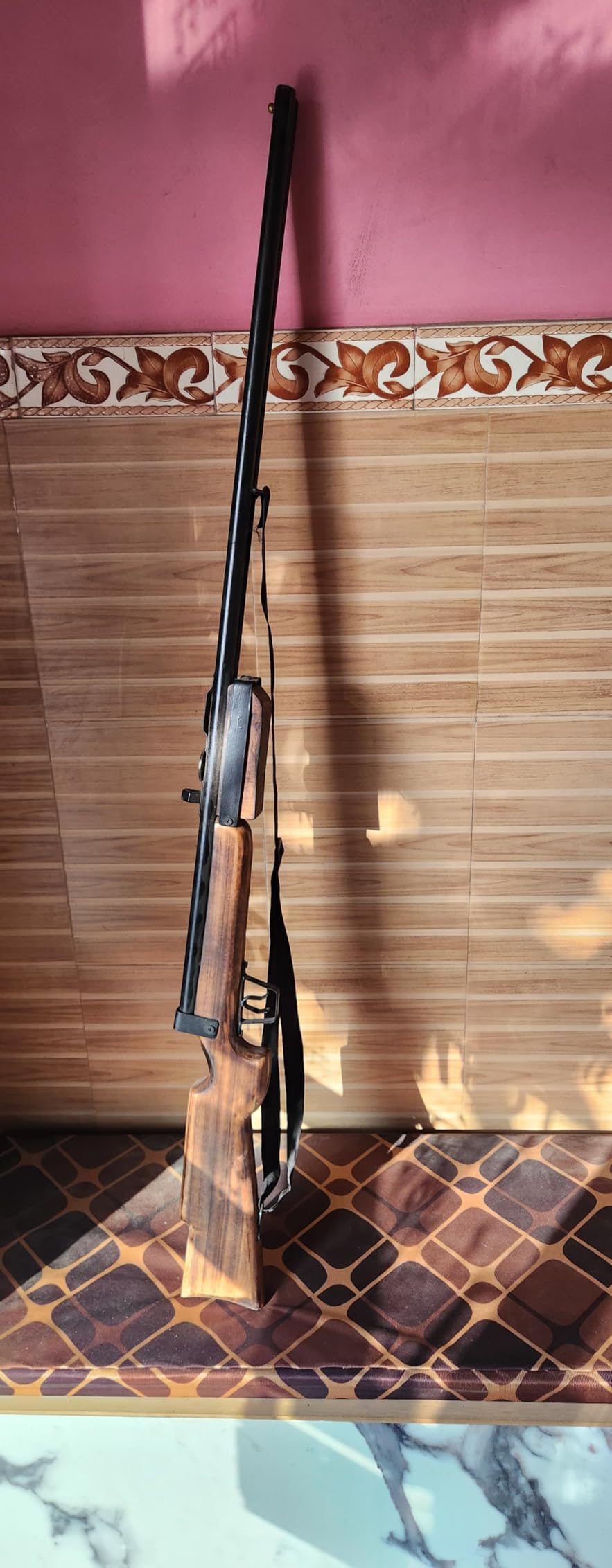 Abexel Wooden Wall Hanging Rifle Showpiece Gun - Vintage Royal Look ...