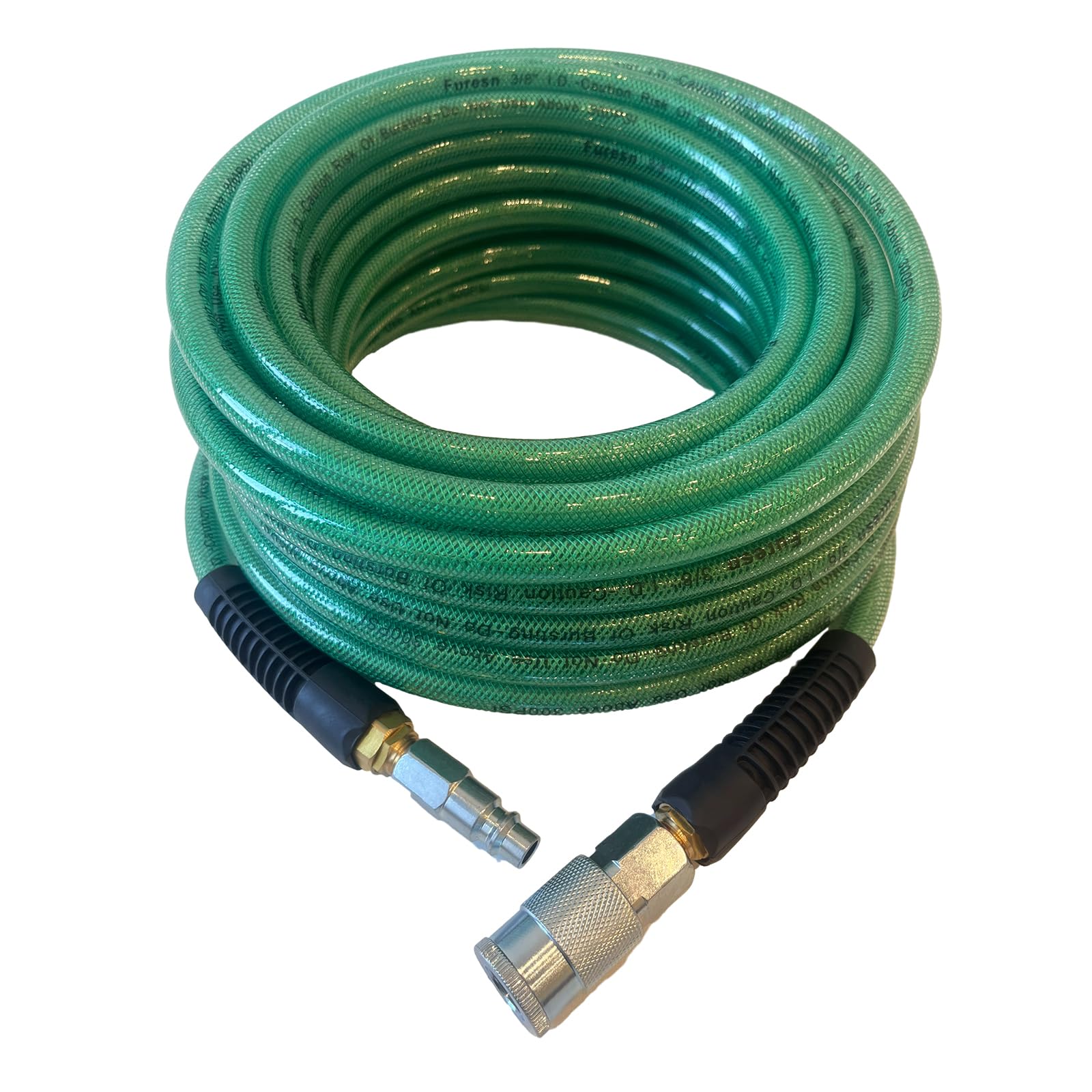Air Hose 3/8 in x 50 ft, Polyurethane(PU), Reinforced Air Compressor ...