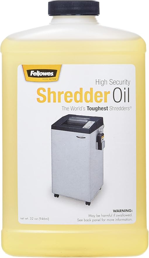 Fellowes Powershred High Security Performance Oil, 32 Ounce (3505801 ...