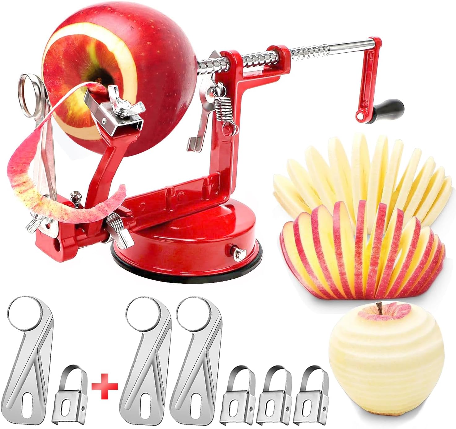 Amazon.com: KEANVIK Multi Fruit Peeler 2.0 for Kitchen, Apple & Potato ...