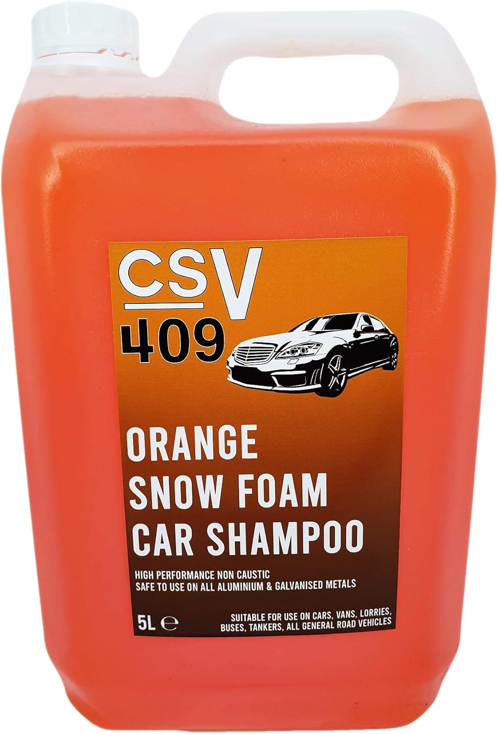 Snow Foam Car Shampoo Valeting CSV (Orange, 5L) : Amazon.co.uk: Automotive