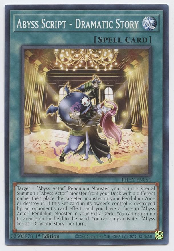 Amazon.com: Abyss Script - Dramatic Story - PHHY-EN064 - Common - 1st ...