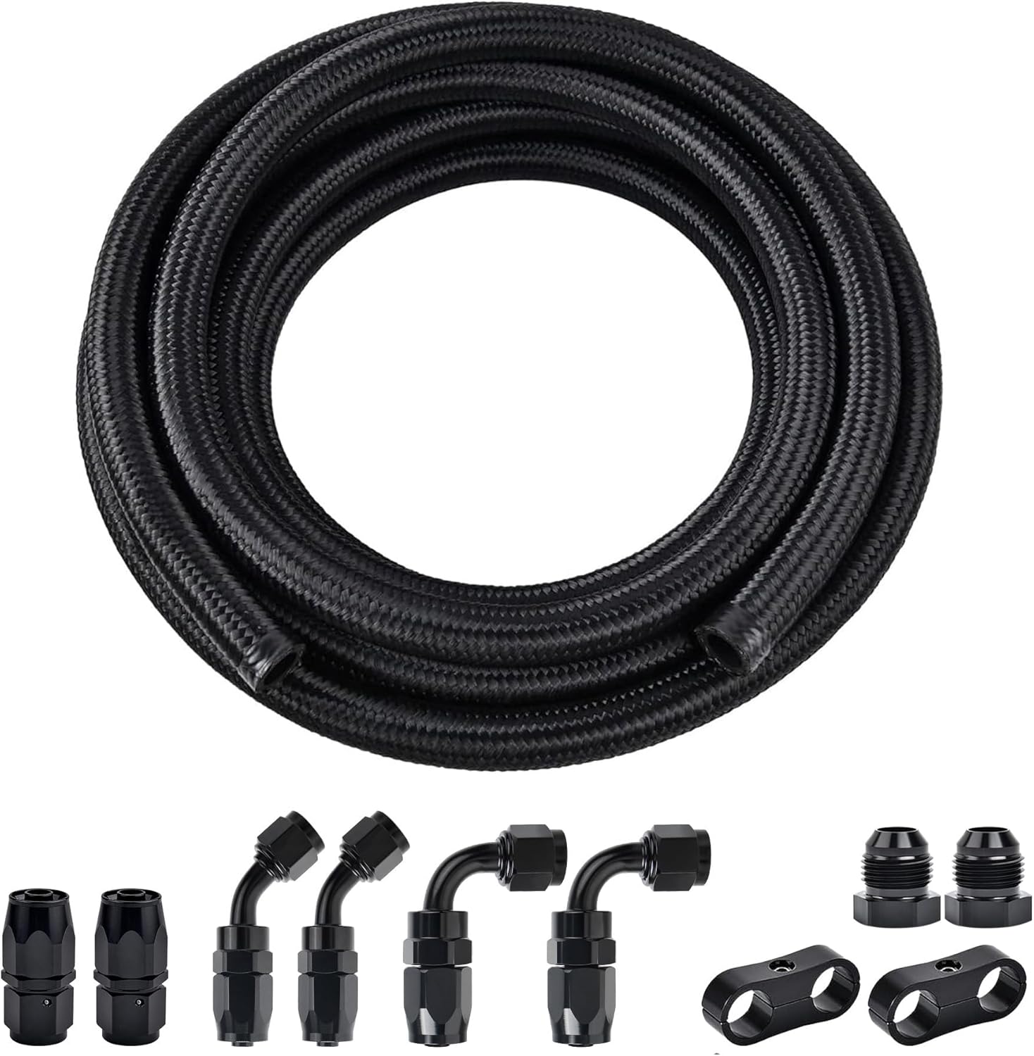 Amazon.com: EVIL ENERGY 8AN Fuel Line Kit, 8AN Hose Braided Fuel Line ...