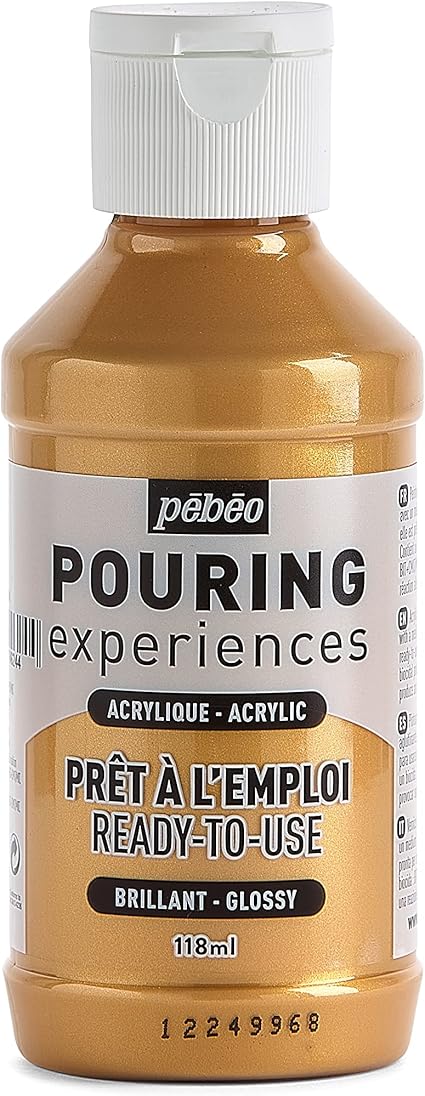 PEBEO Pouring Experiences-Ready-to-Use Premixed Acrylic Paint-Ideal for ...