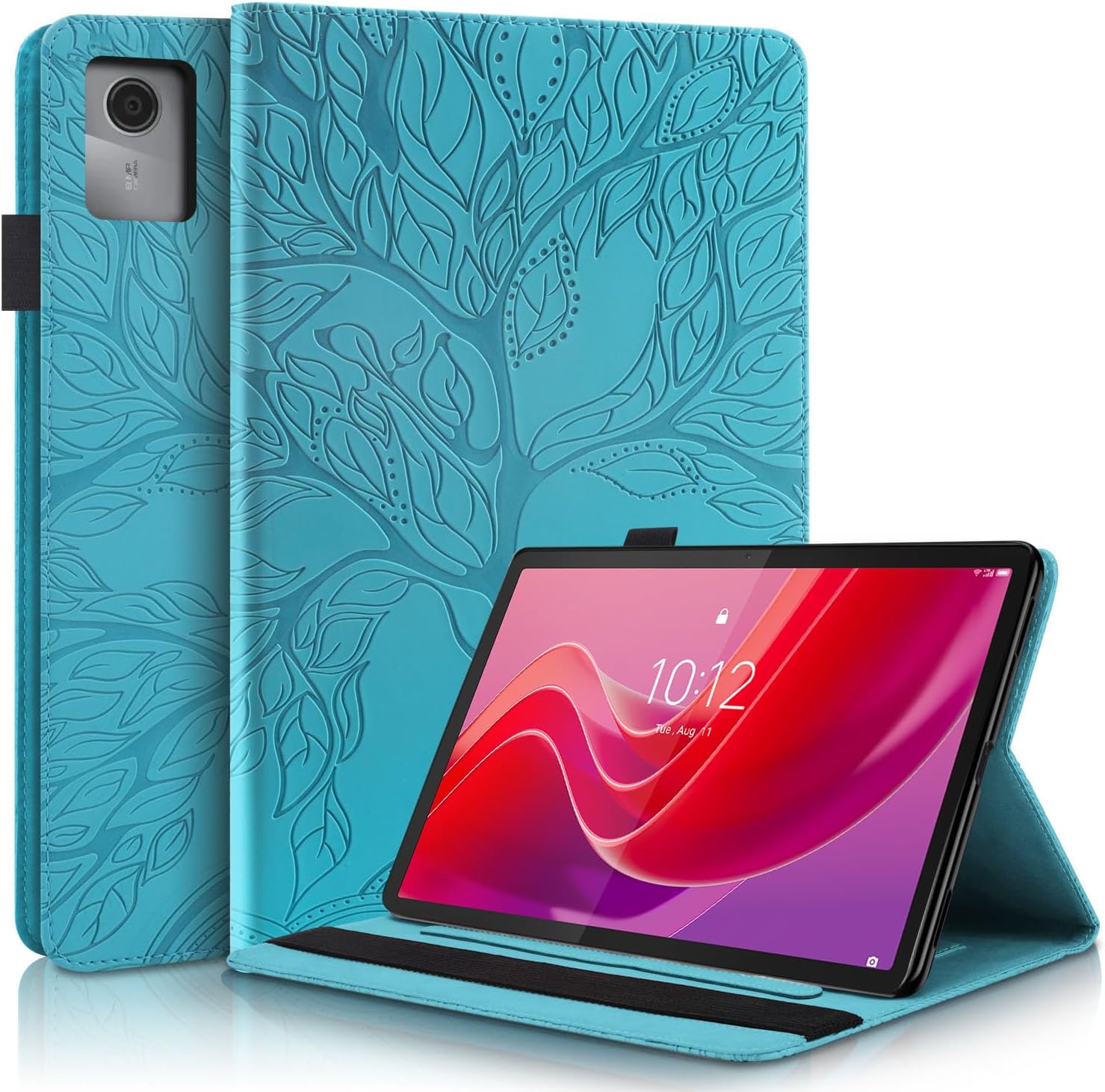 CXTCASE for Lenovo Tab M11 2024 Case Embossed Tree PU Leather Case ...