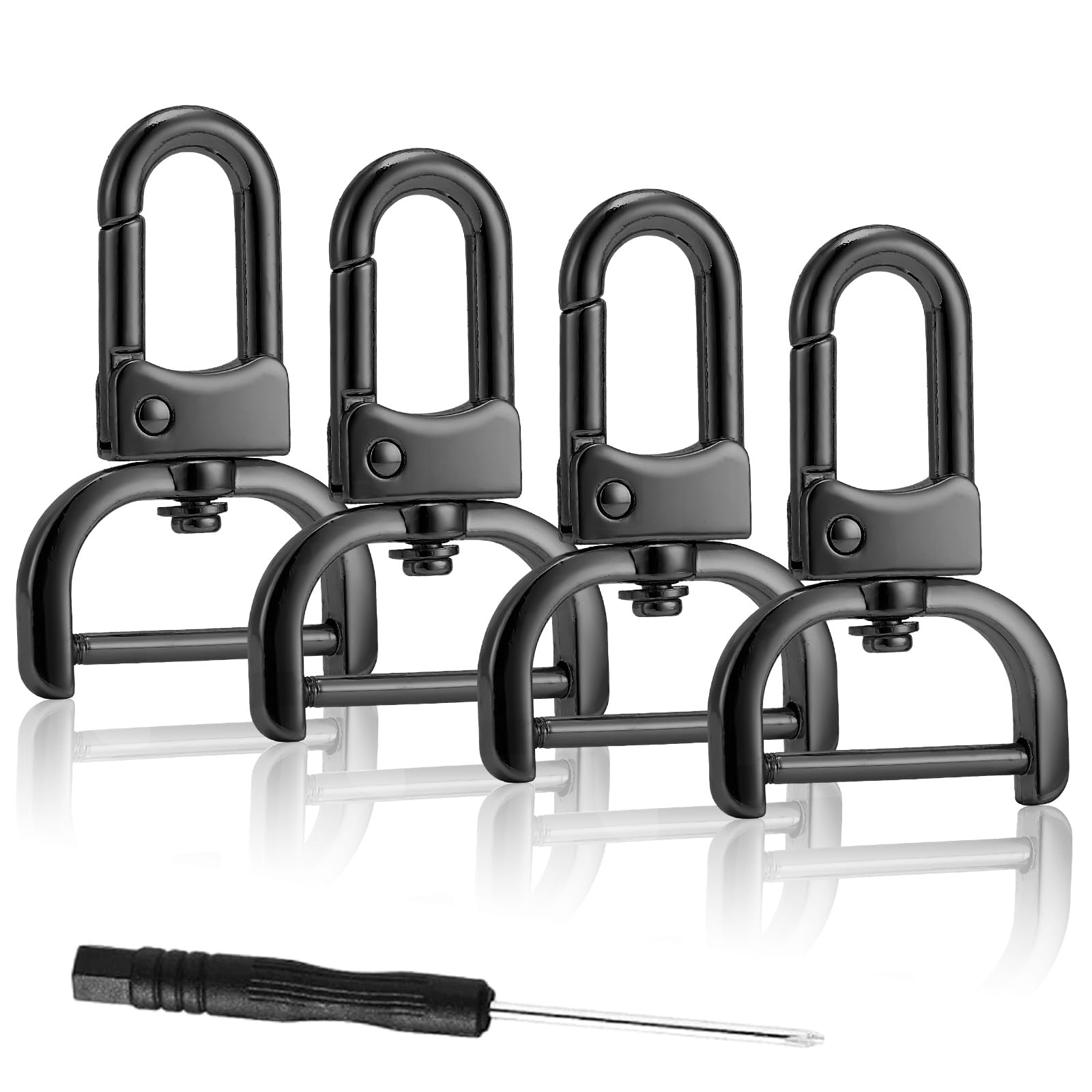 Amazon.com: DEVPSISR 4pcs Detachable Snap Hook Swivel Clasp with Screw ...