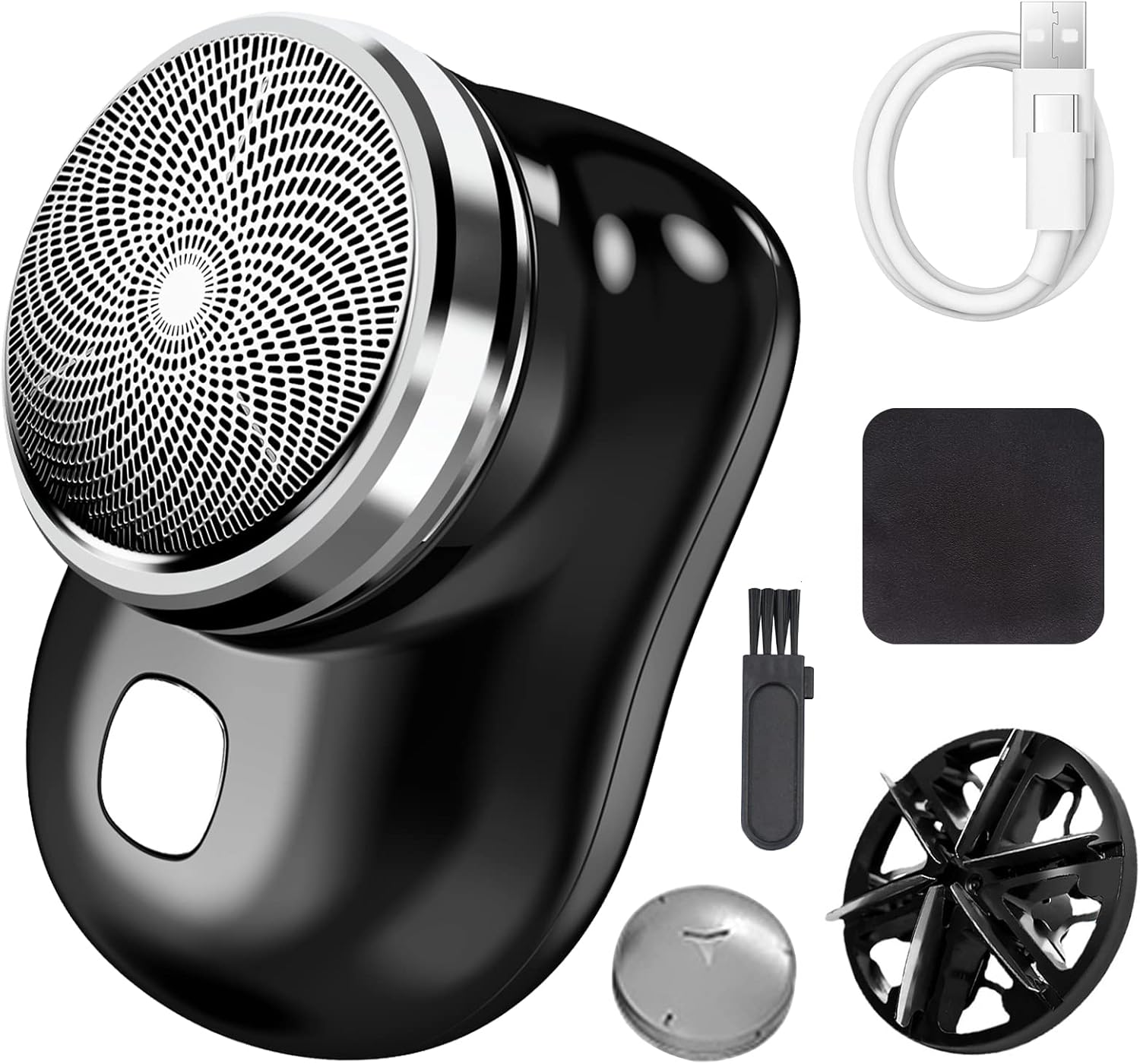 Mini Rasierer, (Schwarz) Rasierer Herren Elektrisch, Nass und ...