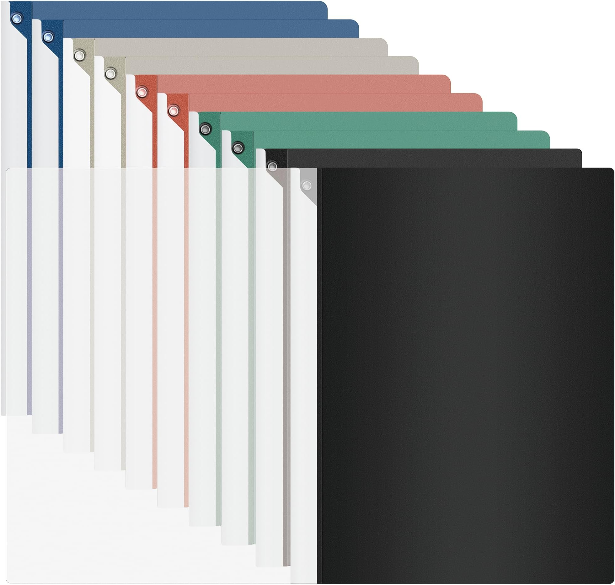 Dlicoda Report Covers with Swing Clip, 10 Pack Clear Front Presentation ...