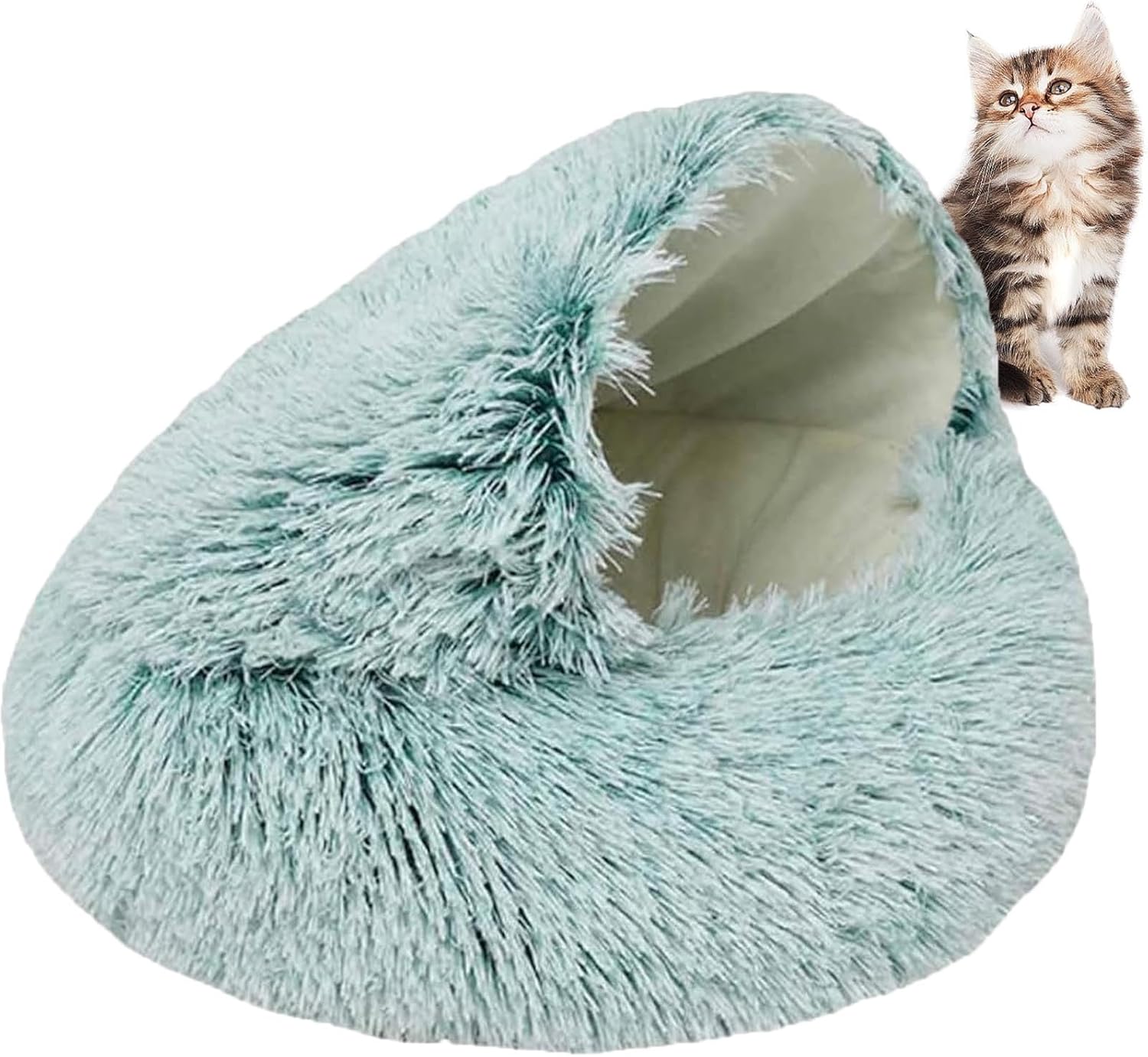 Amazon.com : Cozy Cocoon Pet Bed,Olvys Dog Bed,Winter Pet Plush Bed ...