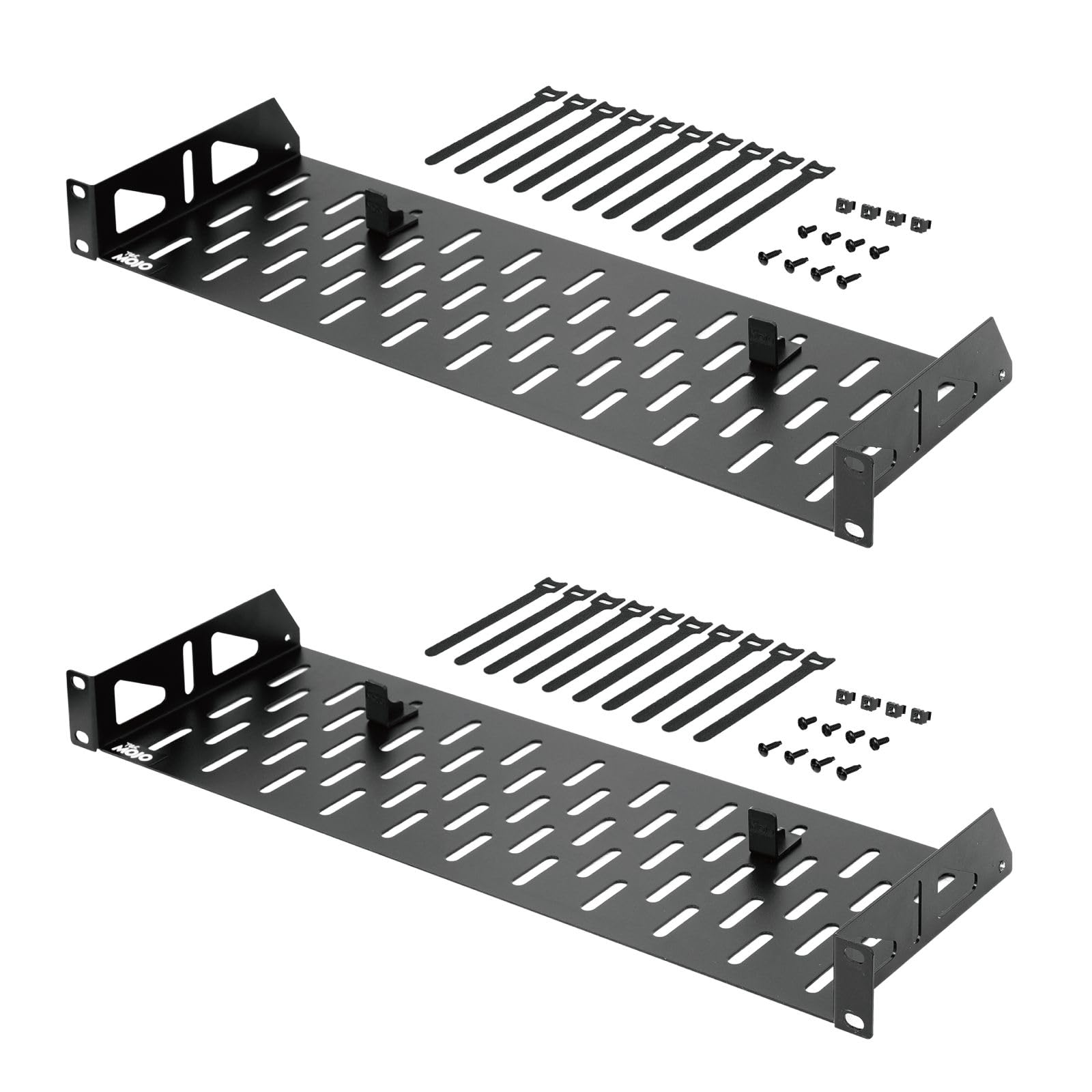 Amazon.com: Tecmojo 1U Rack Shelf,19 inch Rack Shelf 6 inch Depth,Rack ...