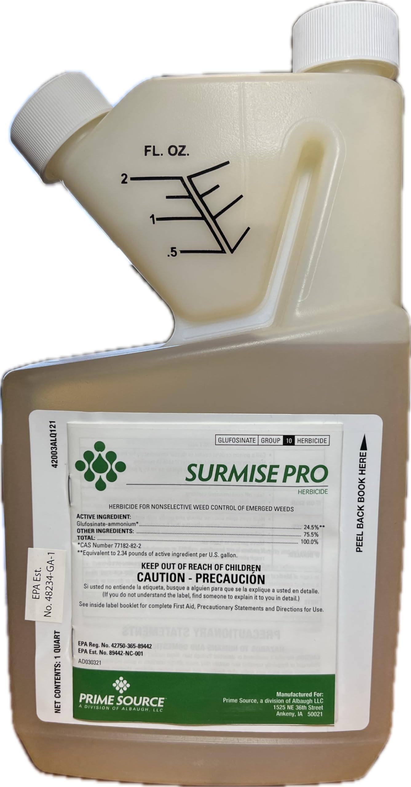 Amazon.com : Surmise Pro Herbicide (32 oz. / Quart) - Glufosinate Non ...