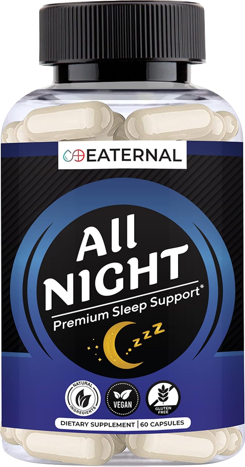 Amazon.com: Eaternal All Night Natural Sleep Support Non-Habit Forming ...