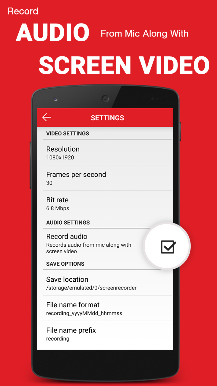 Screen Cam Recorder - App on the Amazon Appstore