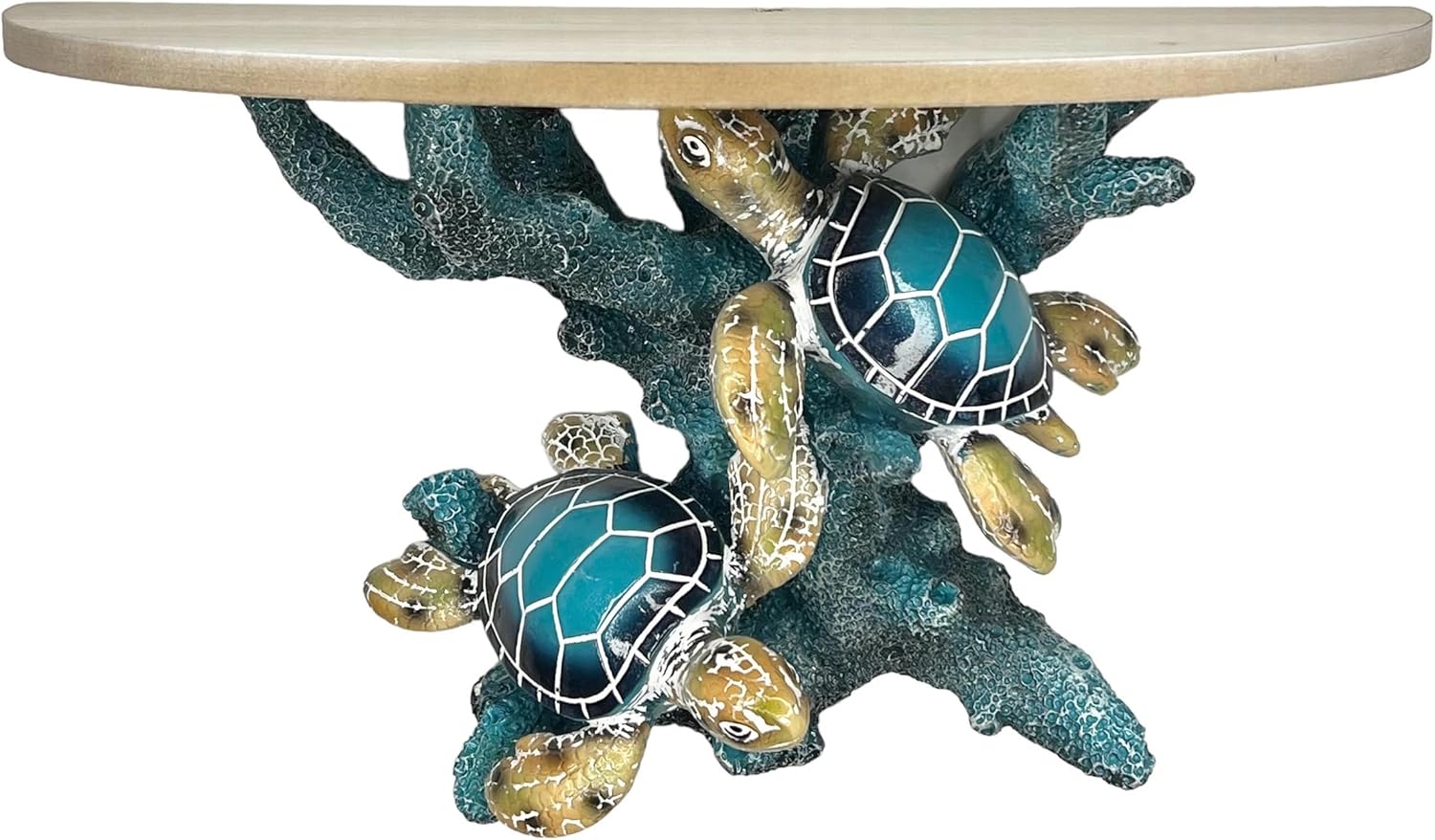 Amazon.com: Oceanic Charm Decorative Shelf – Blue Coral Reef Base with ...