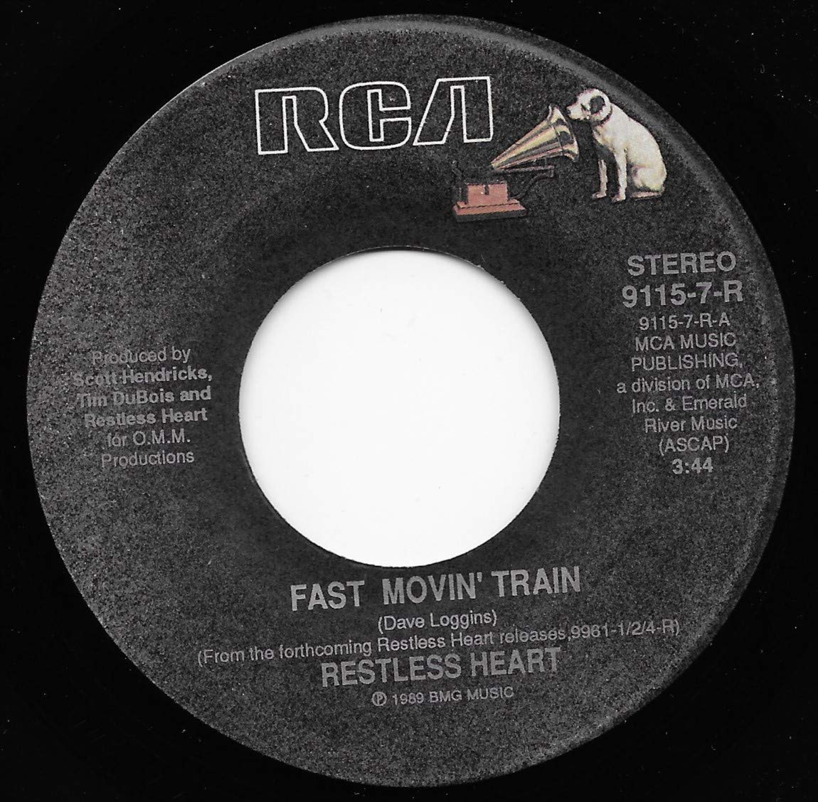 RESTLESS HEART, RESTLESS HEART - Fast Movin' Train / The Truth Hurts 7 ...