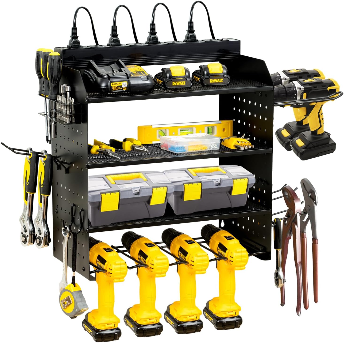 Amazon.com: HomeJayde Modular Power Tool Organizer Wall Mount with ...