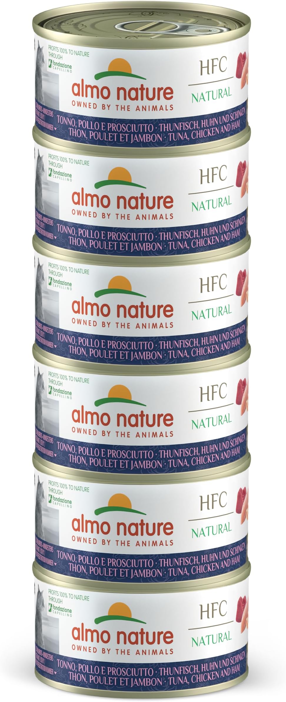 almo nature HFC Natural Megapack, Alimento Umido per Gatti - Tonno Dell ...