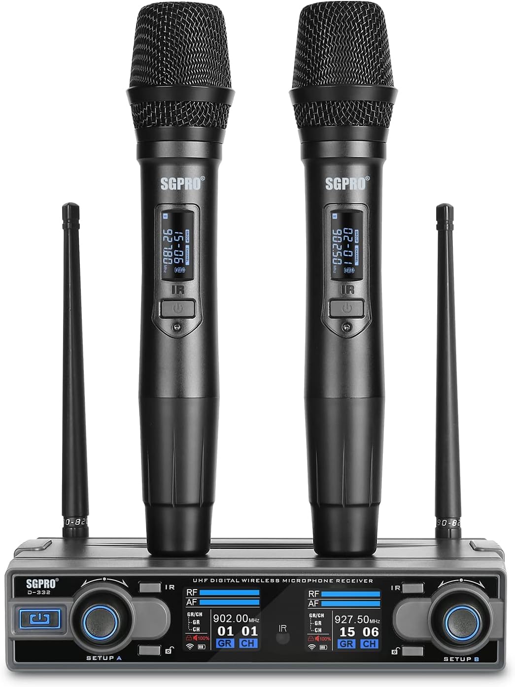 Amazon.com: SGPRO Wireless Microphones for Singing and Speaking ...