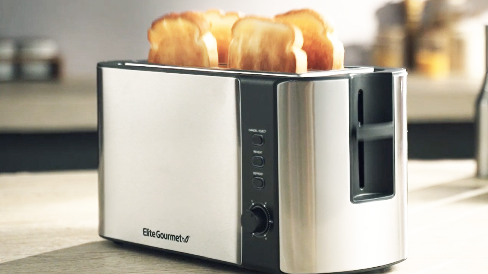 Watch ECT-3100 4 Slice Long Toaster with Extra Wide Slot on Amazon Live