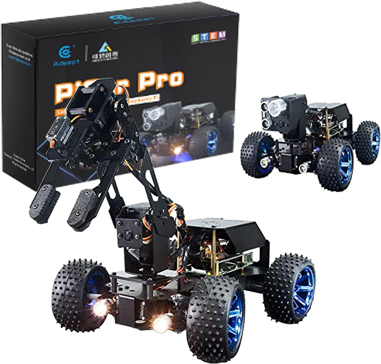 Amazon.co.jp: Adeept PiCar-Pro Raspberry Pi Smart Robot Car Kit ...
