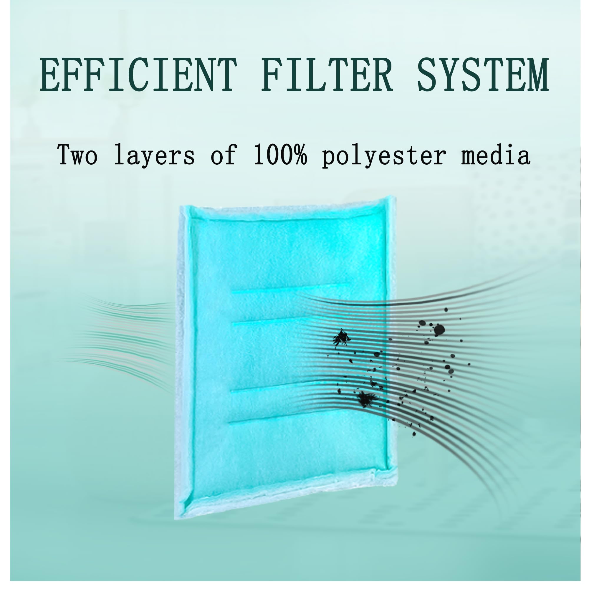 Snapklik.com : AUC Paint Booth Tacky Intake Filter Pad Series 55, 20" X ...