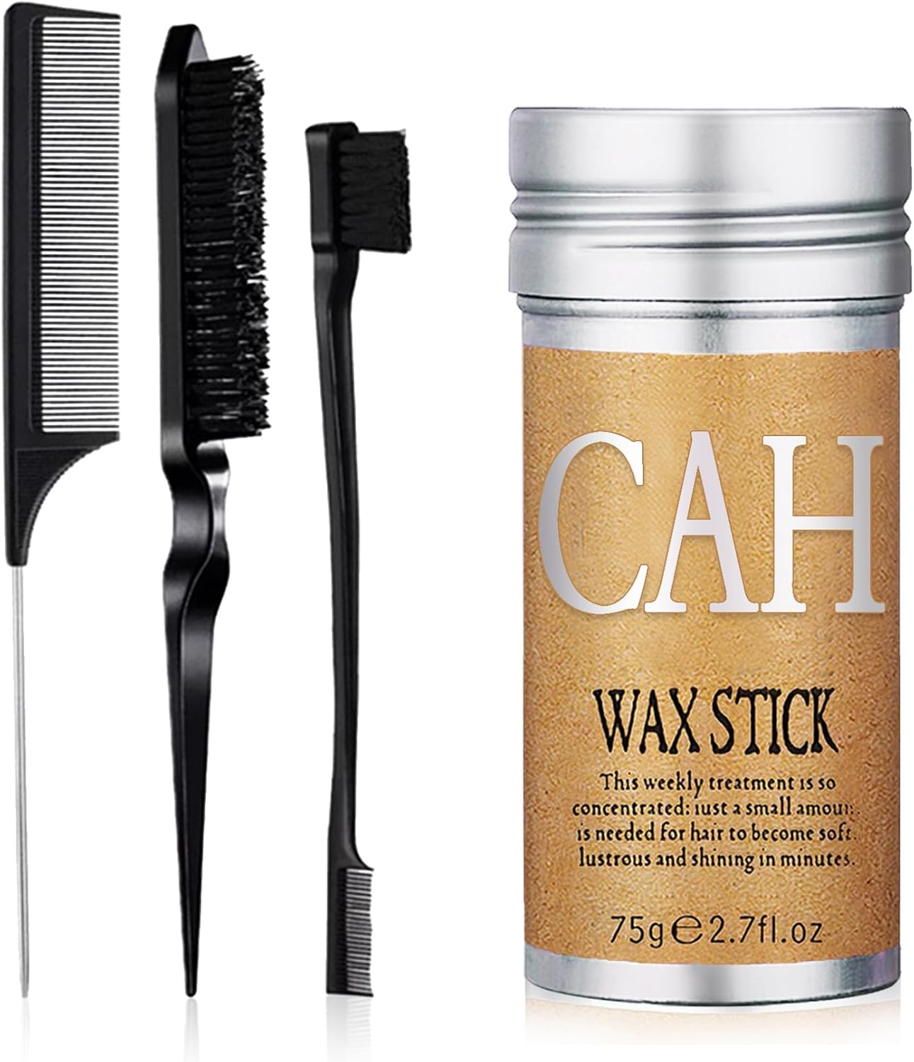 Hair Wax Stick for Hair,Hair Wax Stick for Flyaways,3 PCS Edge Control ...