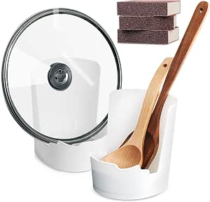 Amazon.com: Pot Lid Holder Versatile Pot Lid Ladle Holder Multipurpose ...