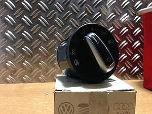 Volkswagen Original VW Light Switch Aluminum 5, 6 Passat 3C.) : Amazon ...