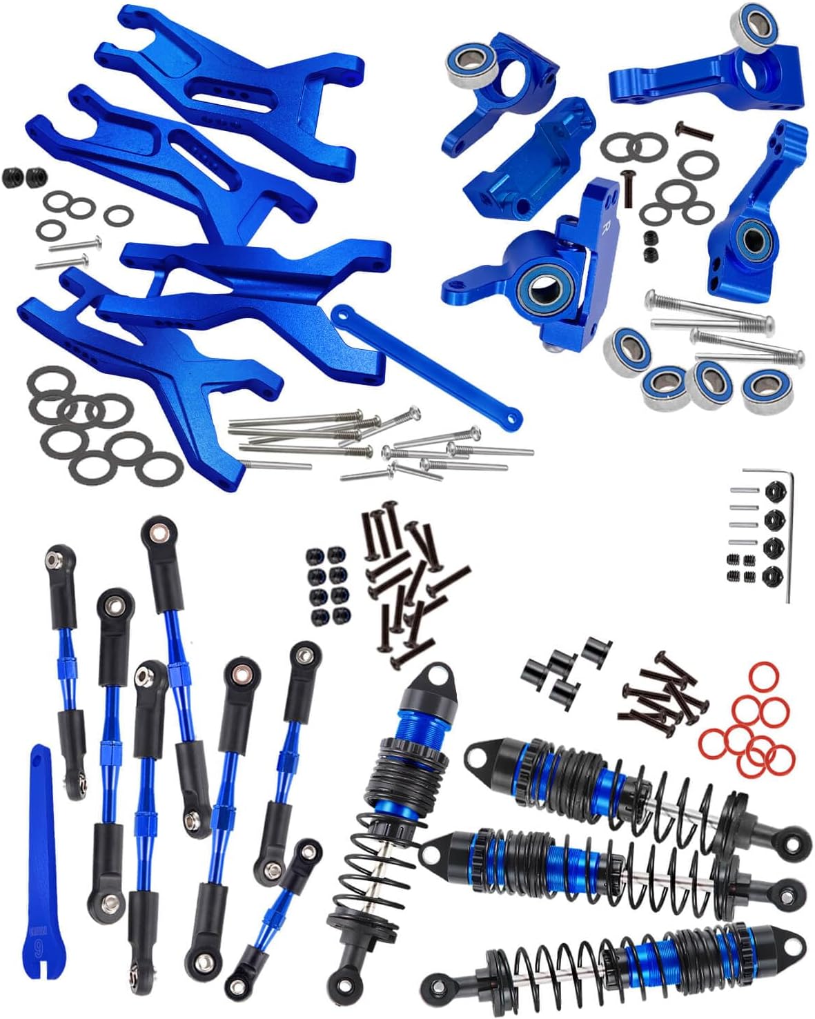 Amazon.com: RCMYou Upgrades Part for 1/10 Slash 2WD/Slash 2WD VX,Alloy ...