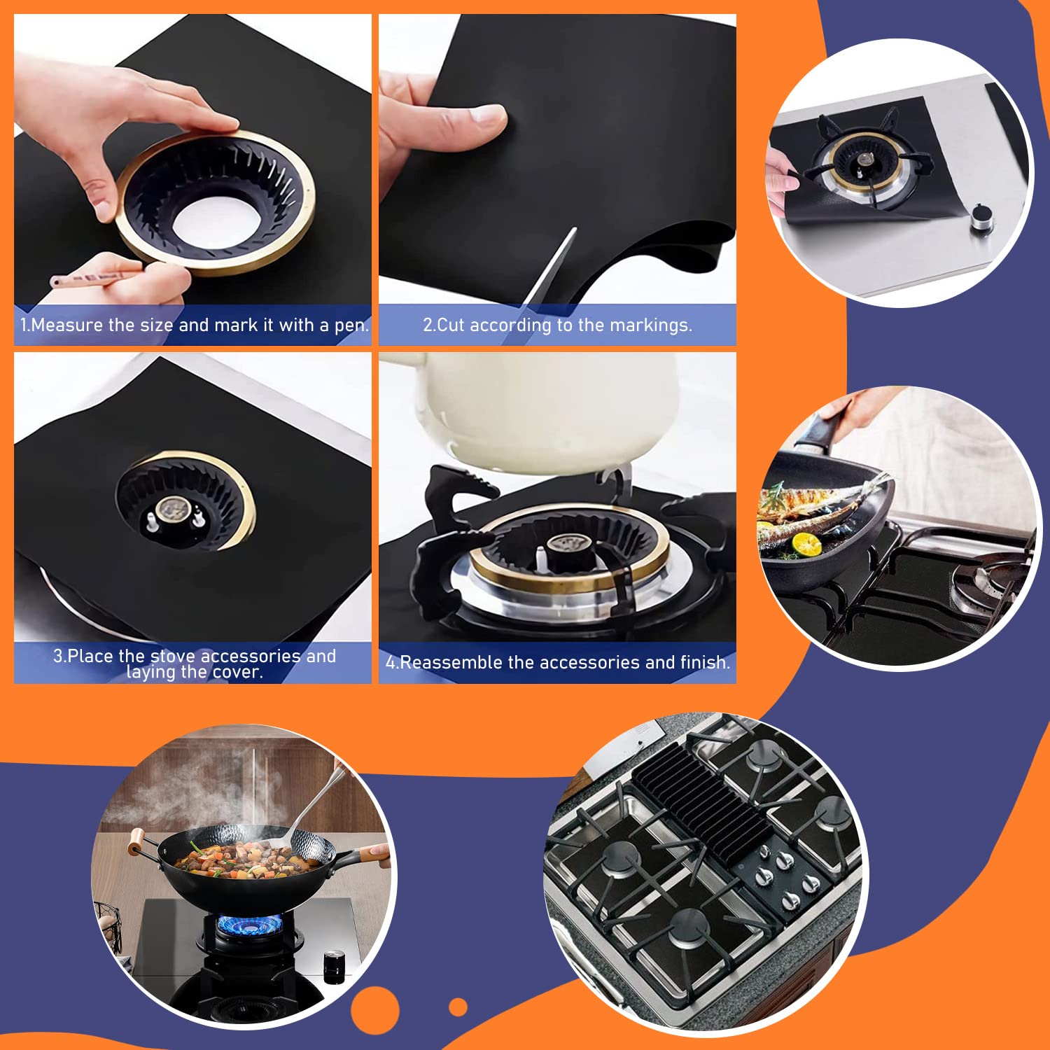 Snapklik.com : Meegoo 2 Pack Oven Liners For Bottom Of Electric Oven