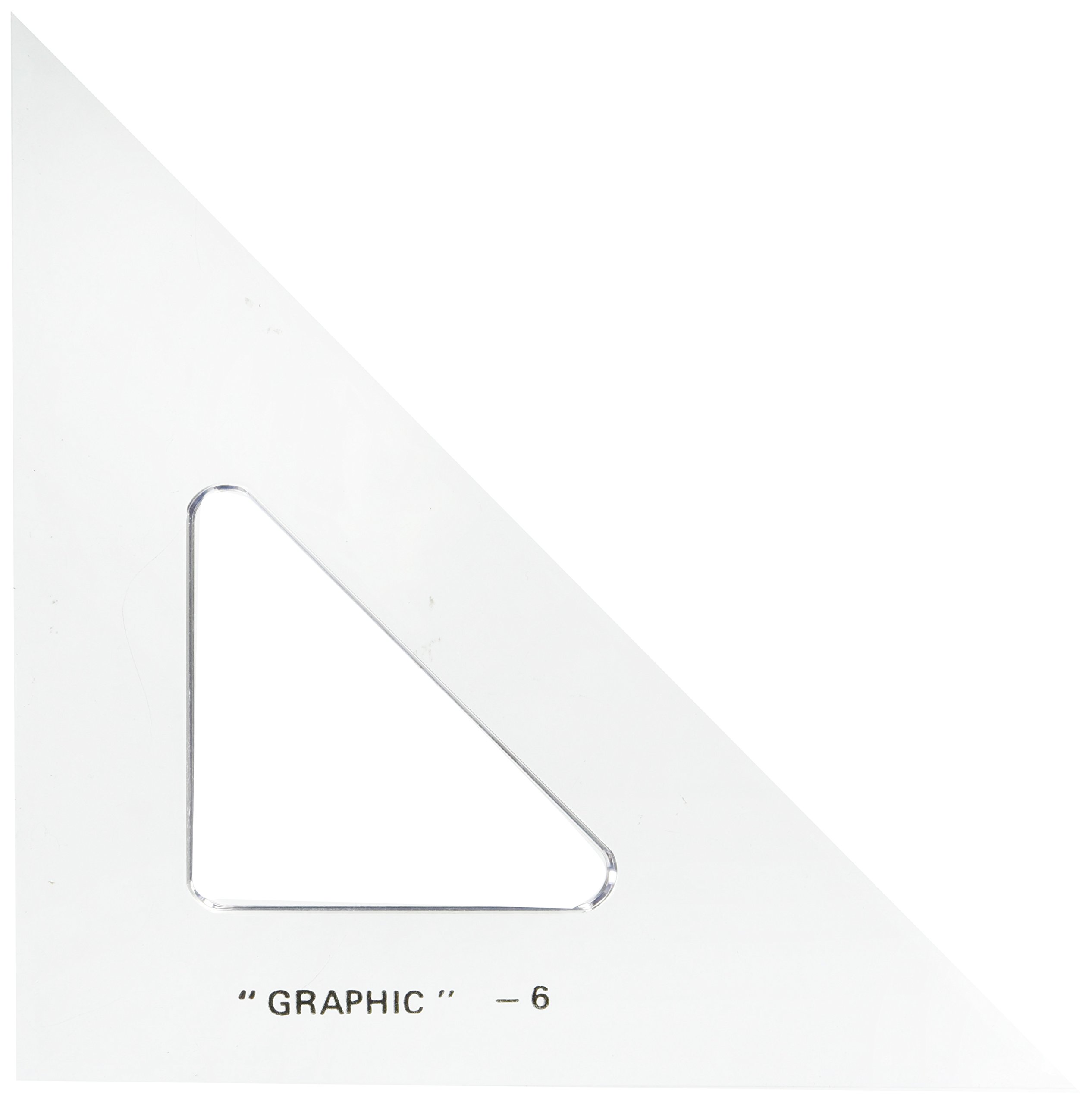 Snapklik.com : ALVIN - 6 Inches Transparent Academic Acrylic Triangle ...