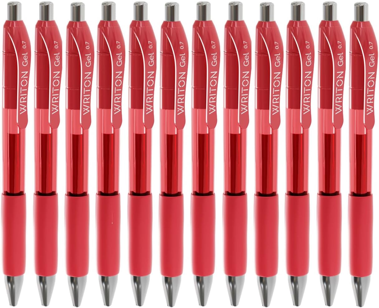 Amazon.com: Writon Retractable & Refillable Gel Pens, Comfort Grip, 0 ...