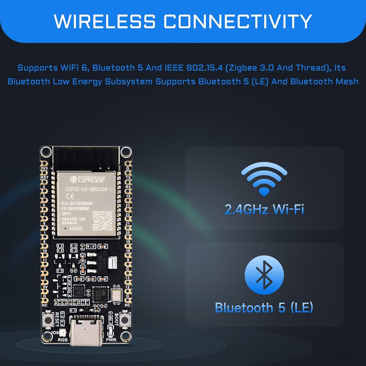 ESP32-C6 Development Board ESP32 C6 Microcontroller Philippines | Ubuy