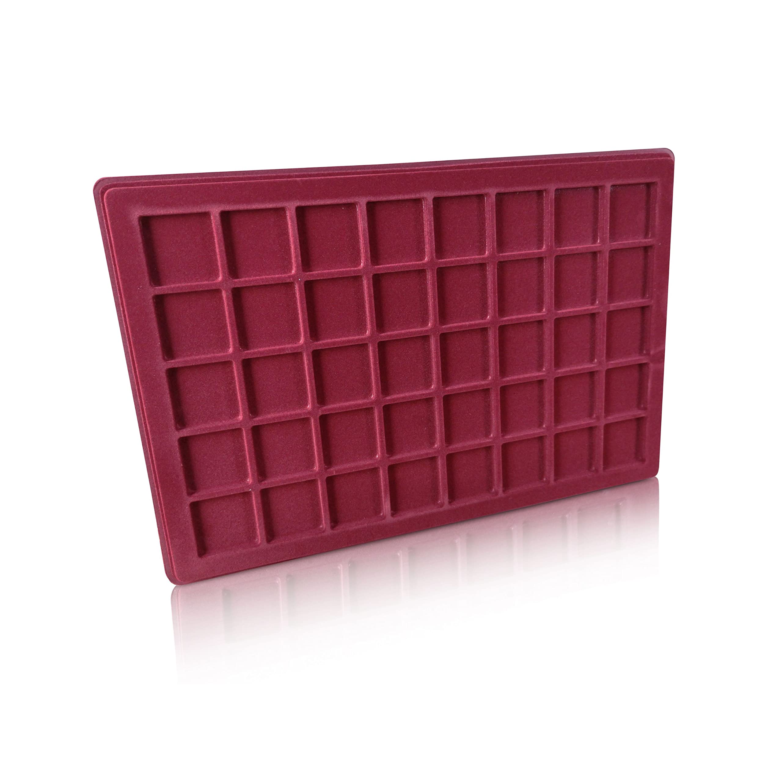 Coin Tray For Collectors, Hobbyists, Clear Plastic Holder - Storage ...