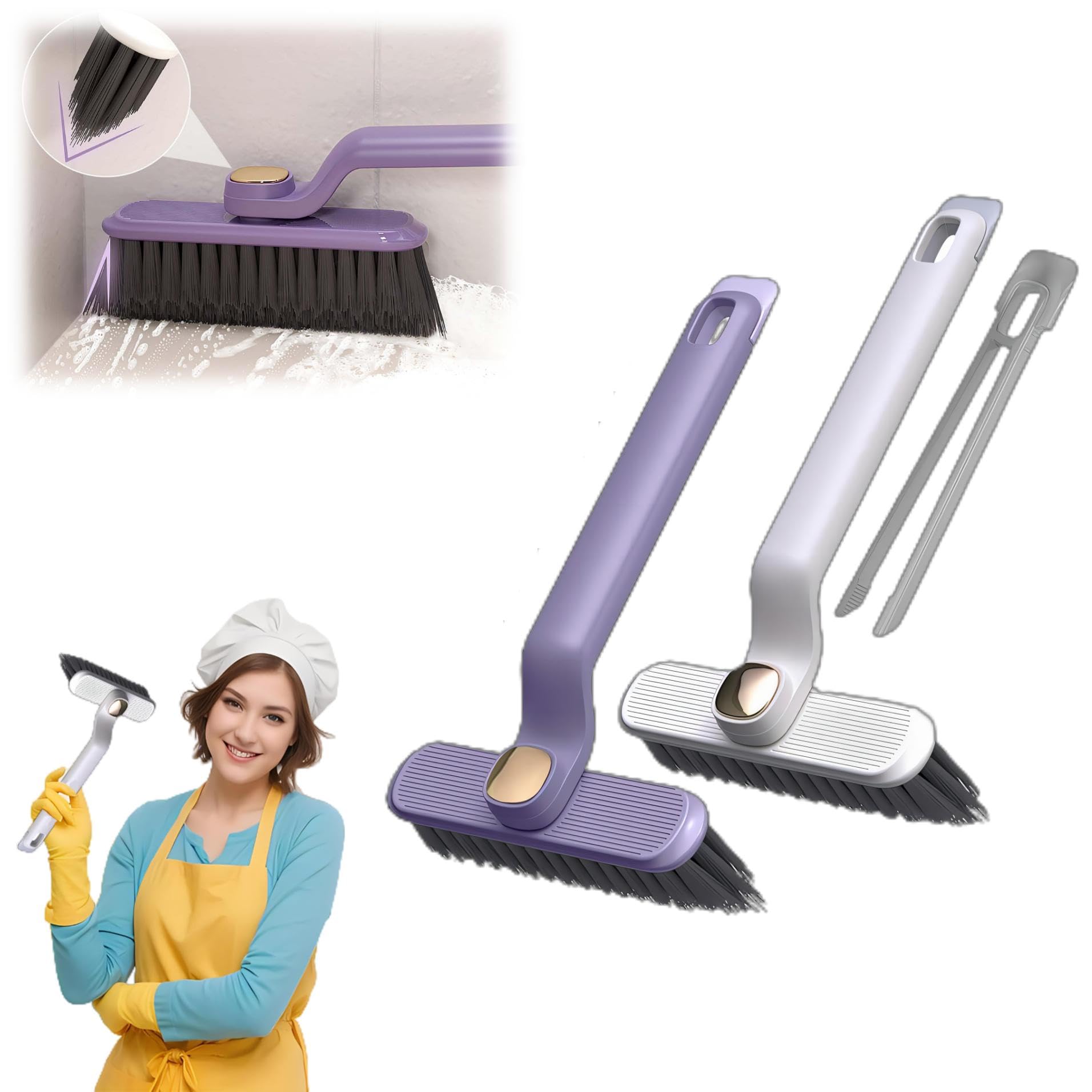 Amazon.com: 2PS Multi-Function Rotating Crevice Cleaning Brush for ...