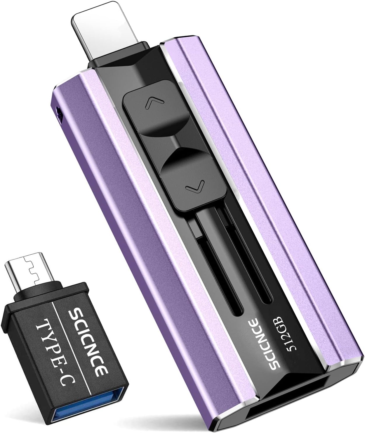 SCICNCE USB 3.0 Flash Drive 512GB Intended for iPhone, USB Memory Stick ...