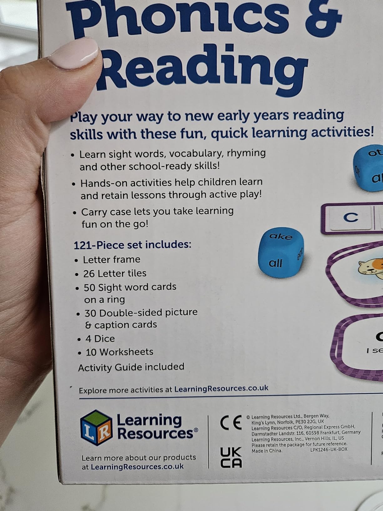 Learning Resources LSP1246-UK Builders Phonics & Reading Set ...