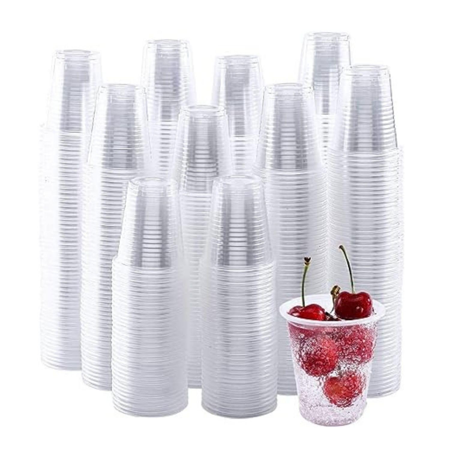 HOMESHOPA Disposable Cups Pack of 2000-Clear, Food Grade Disposable ...