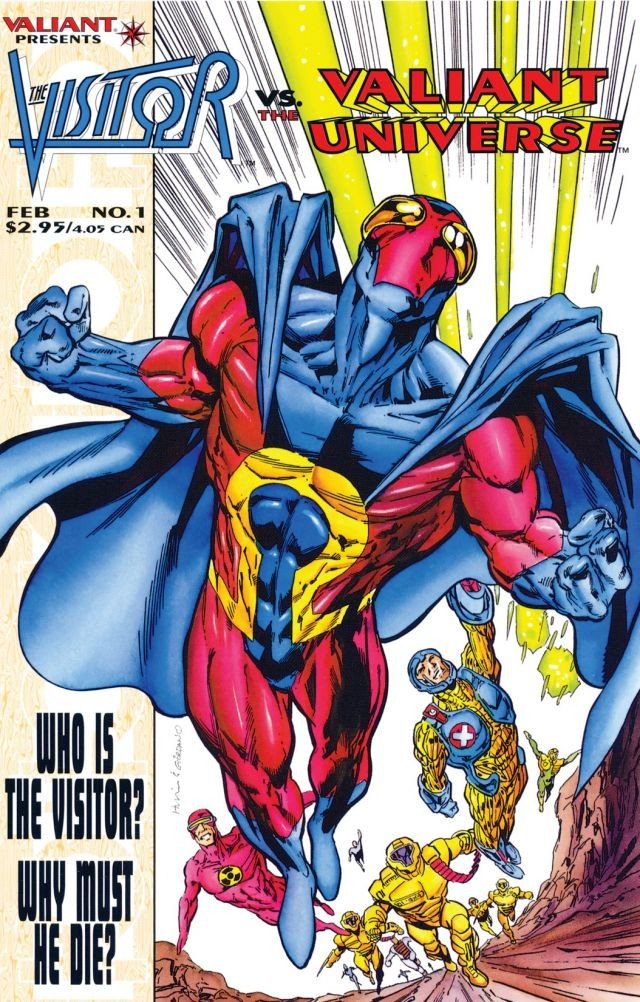 Amazon.com: The Visitor vs. the Valiant Universe #1 (The Visitor (1995 ...