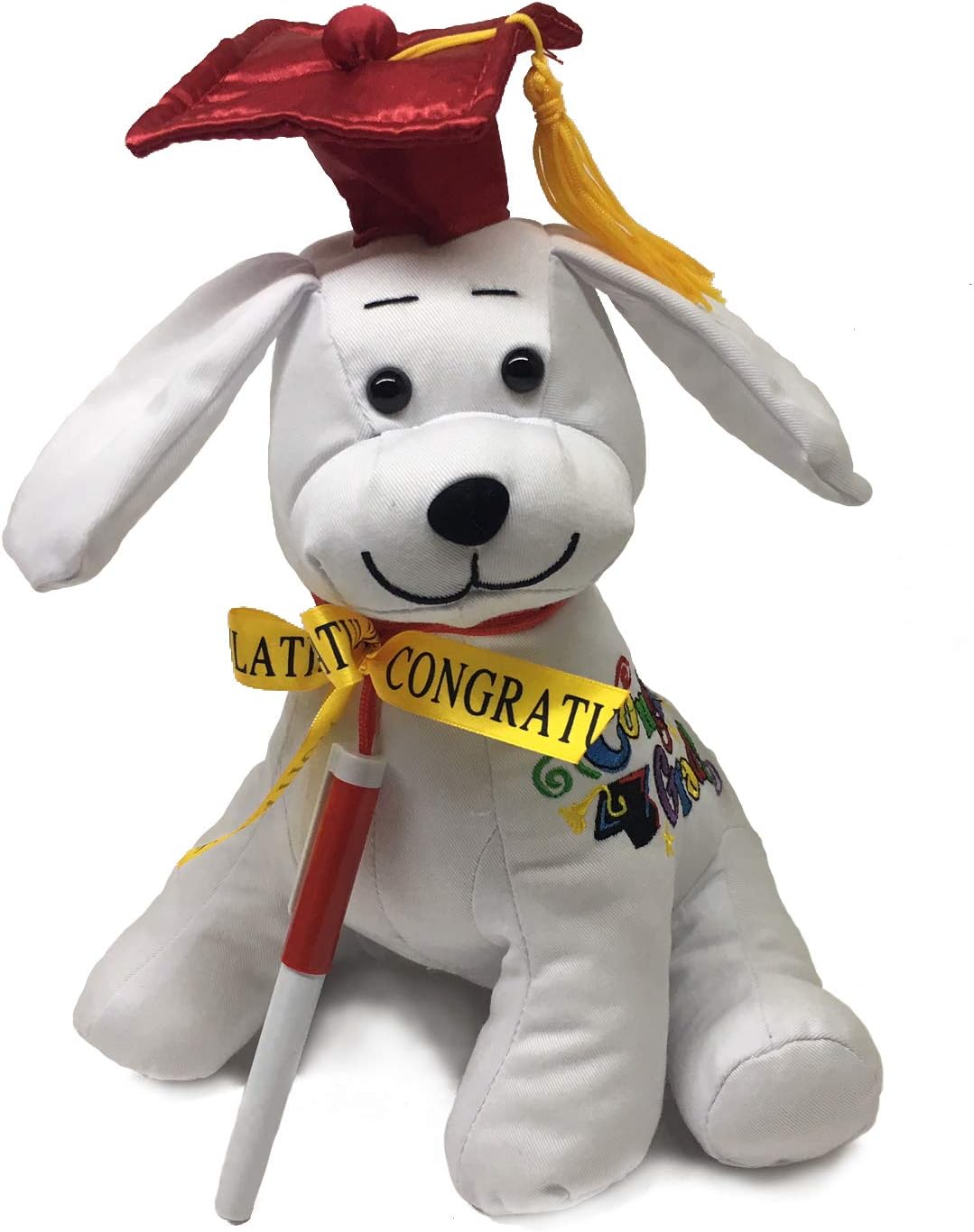 Amazon.com: Graduation Party Gift Autograph Dog with Pen, RED Hat ...