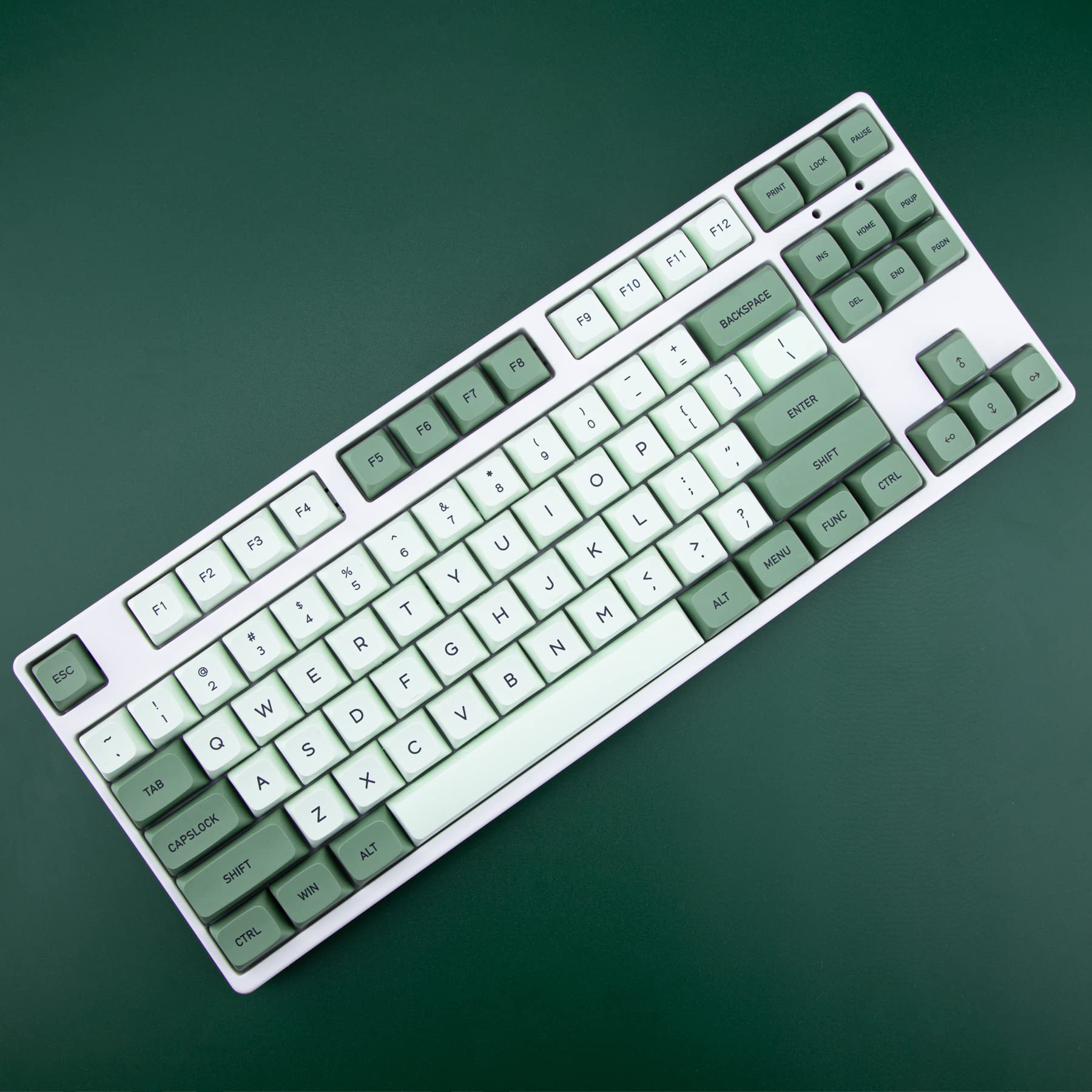 Buy XDA Profile 124 Keys Set Custom Keycaps PBT Dye Sublimation ANSI ...