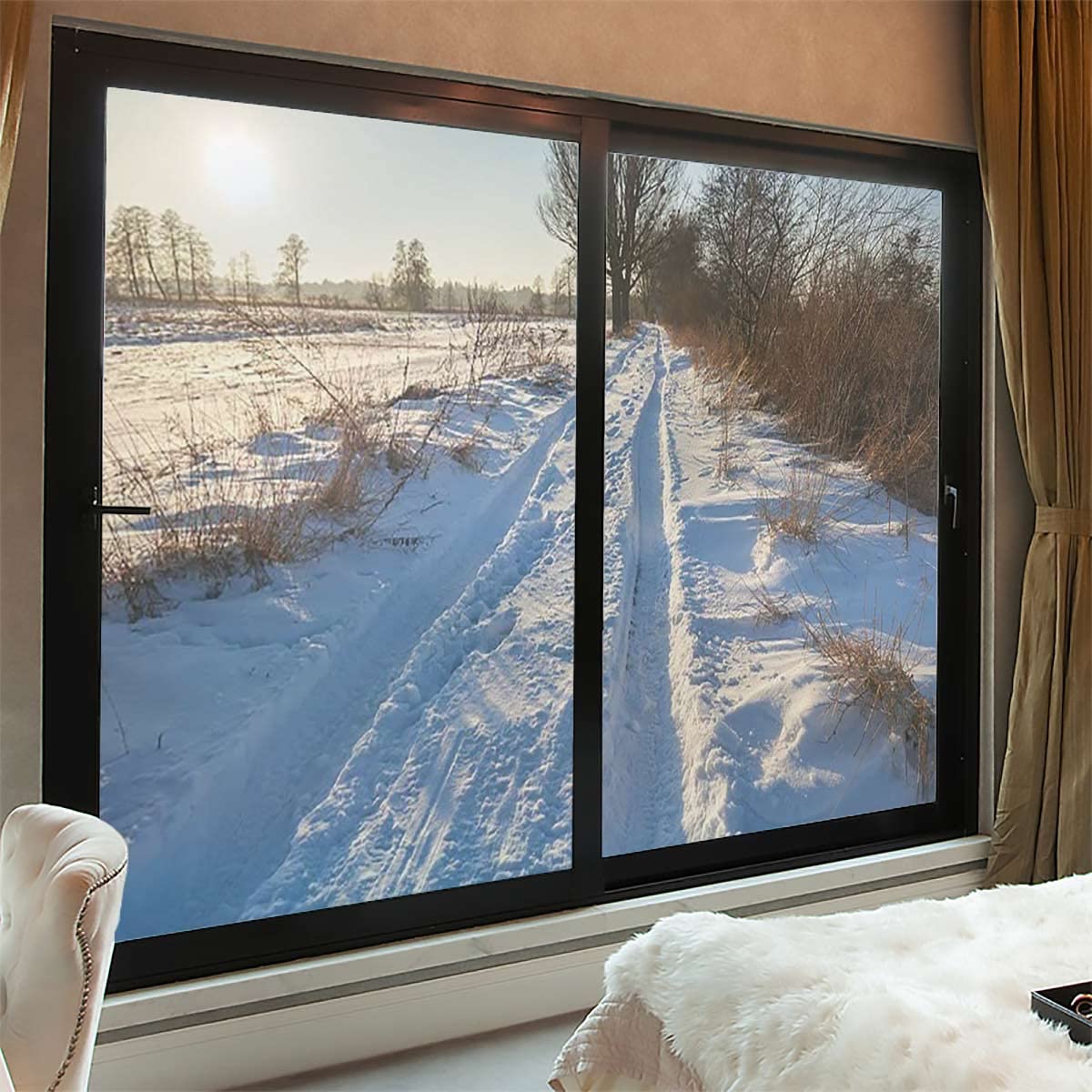 Frosted Window Snow