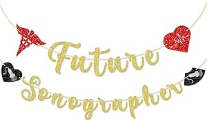 Amazon.com: Future Sonographer Banner, Sonography Graduation Banner ...