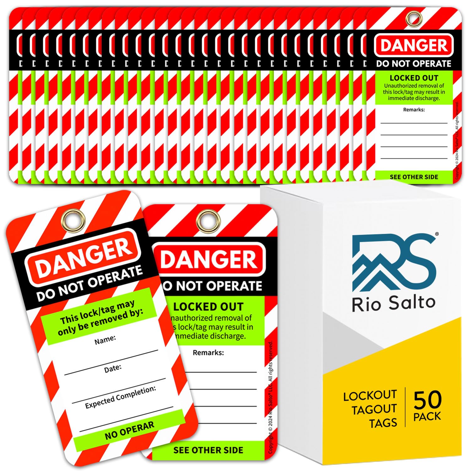 Snapklik.com : Lockout Tagout Tags And Padlocks Red Safety Tag Easy ...